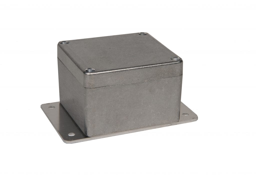 Aluminum Enclosure with Mounting Flanges AN-2819-A - Bud Industries