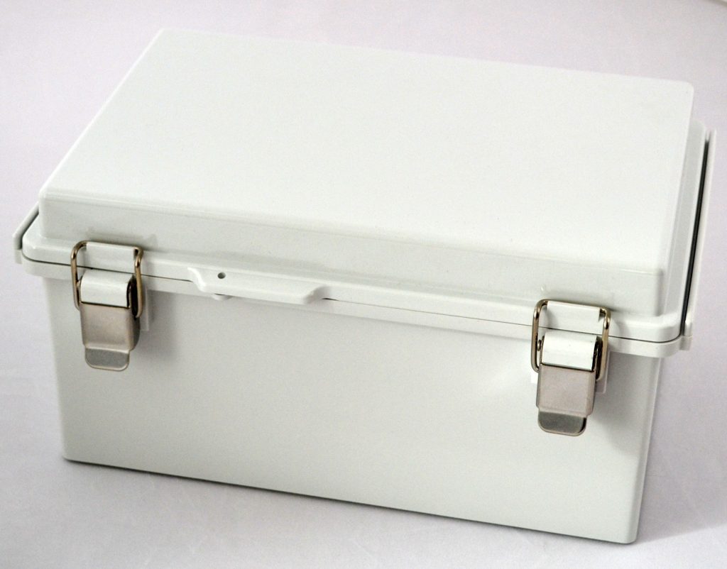 Fiberglass Box with Stainless Steel Latch PTQ-11057 - Bud Industries