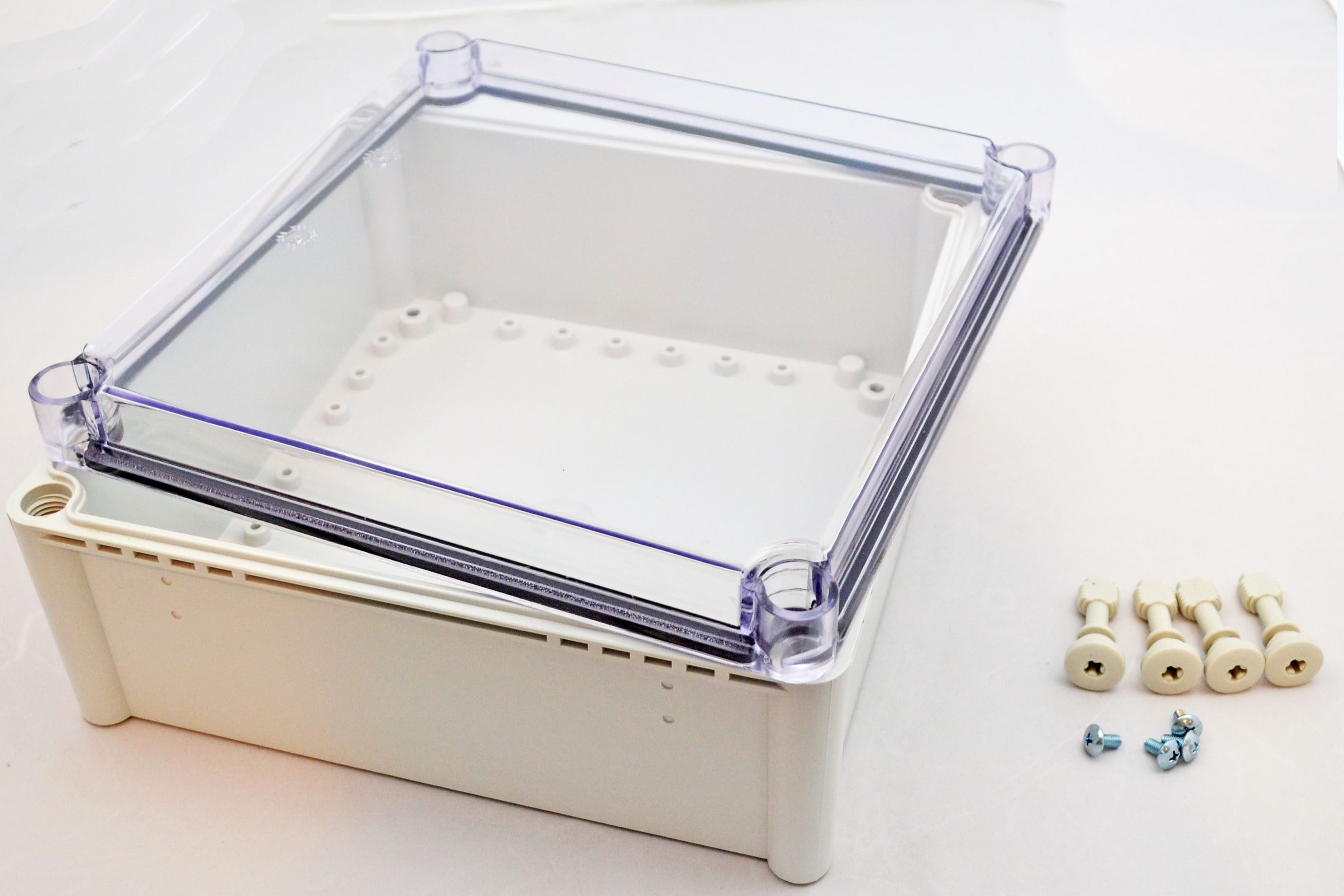 Fiberglass Box with Clear Cover PTS-25342-C - Bud Industries