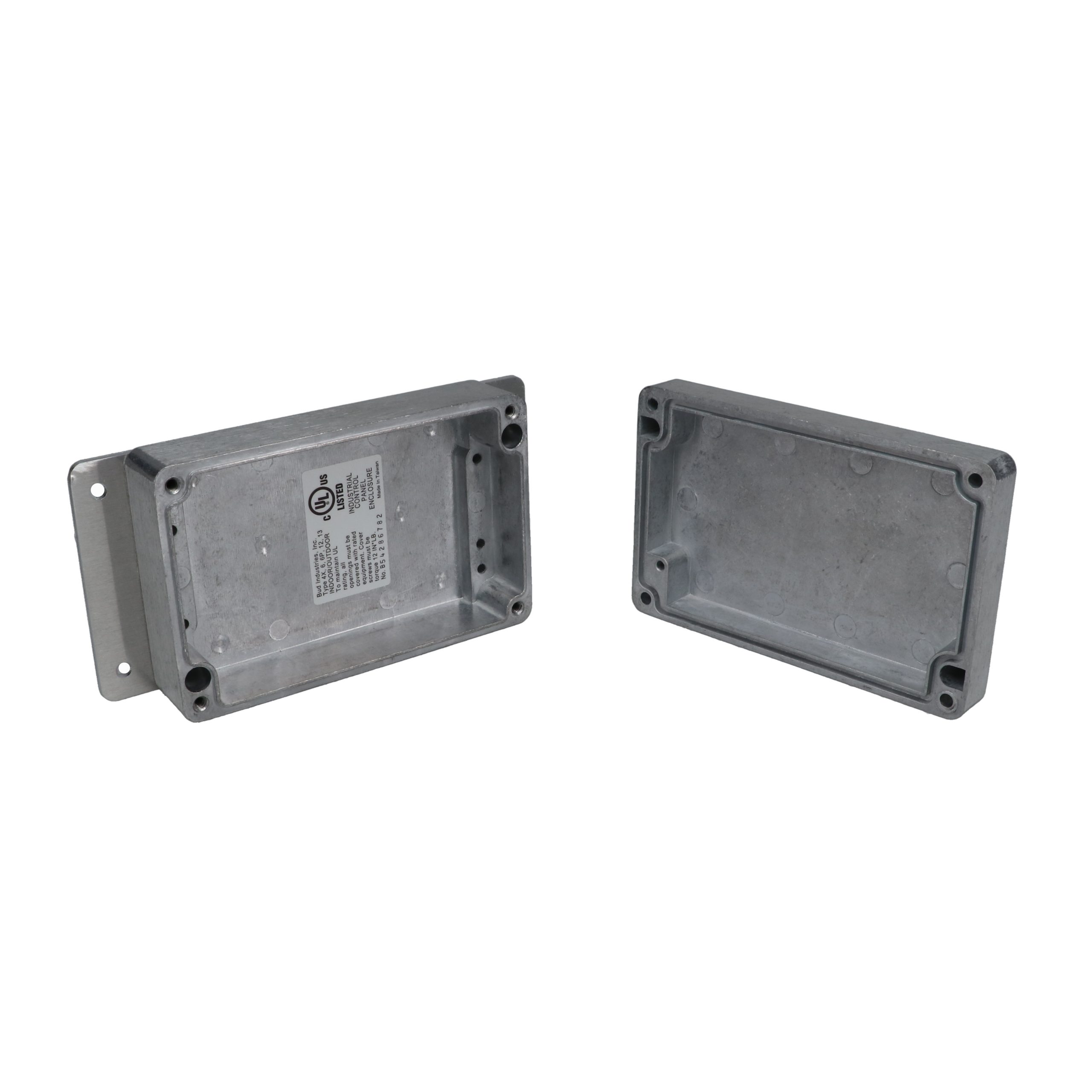 Aluminum Enclosure with Mounting Flanges AN-2813-A - Bud Industries