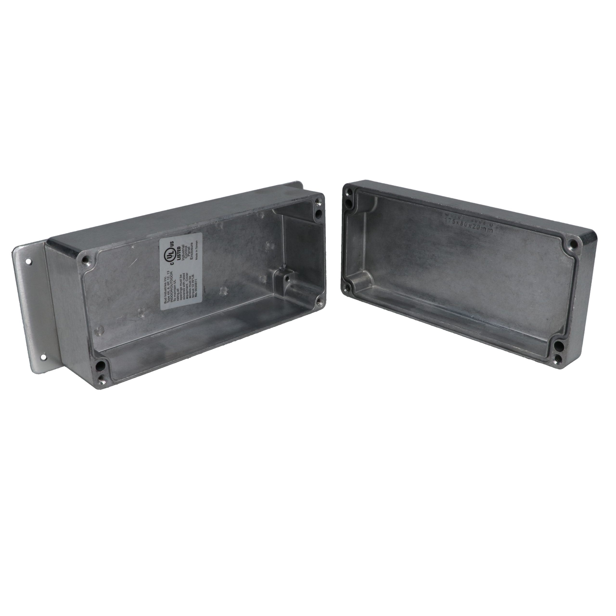 Aluminum Enclosure with Mounting Flanges AN-2821-A - Bud Industries