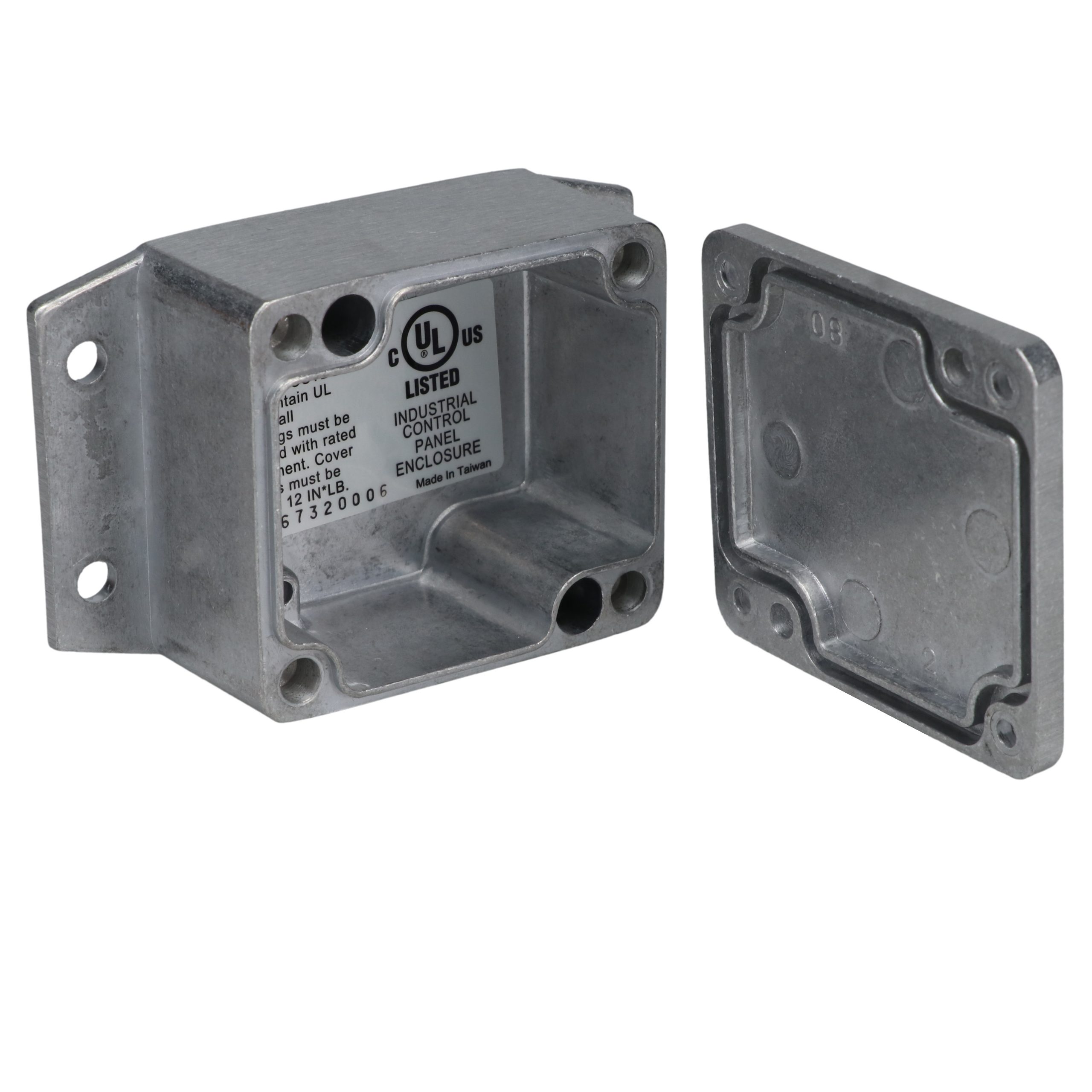 Aluminum Enclosure with Mounting Flanges AN-2851-A - Bud Industries