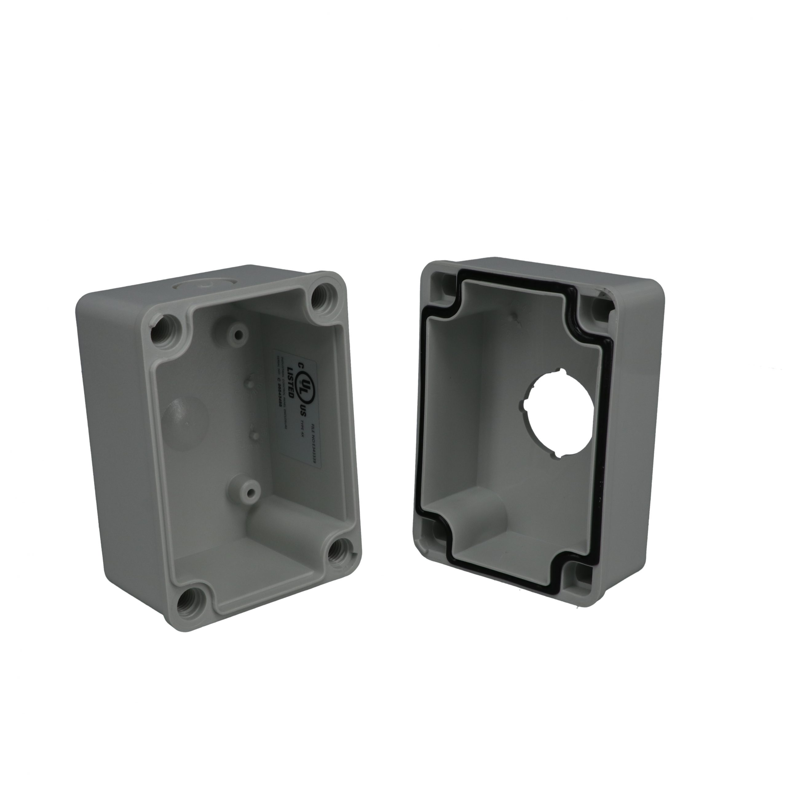 Polycarbonate Push Button Box PBB-11831-1 - Bud Industries