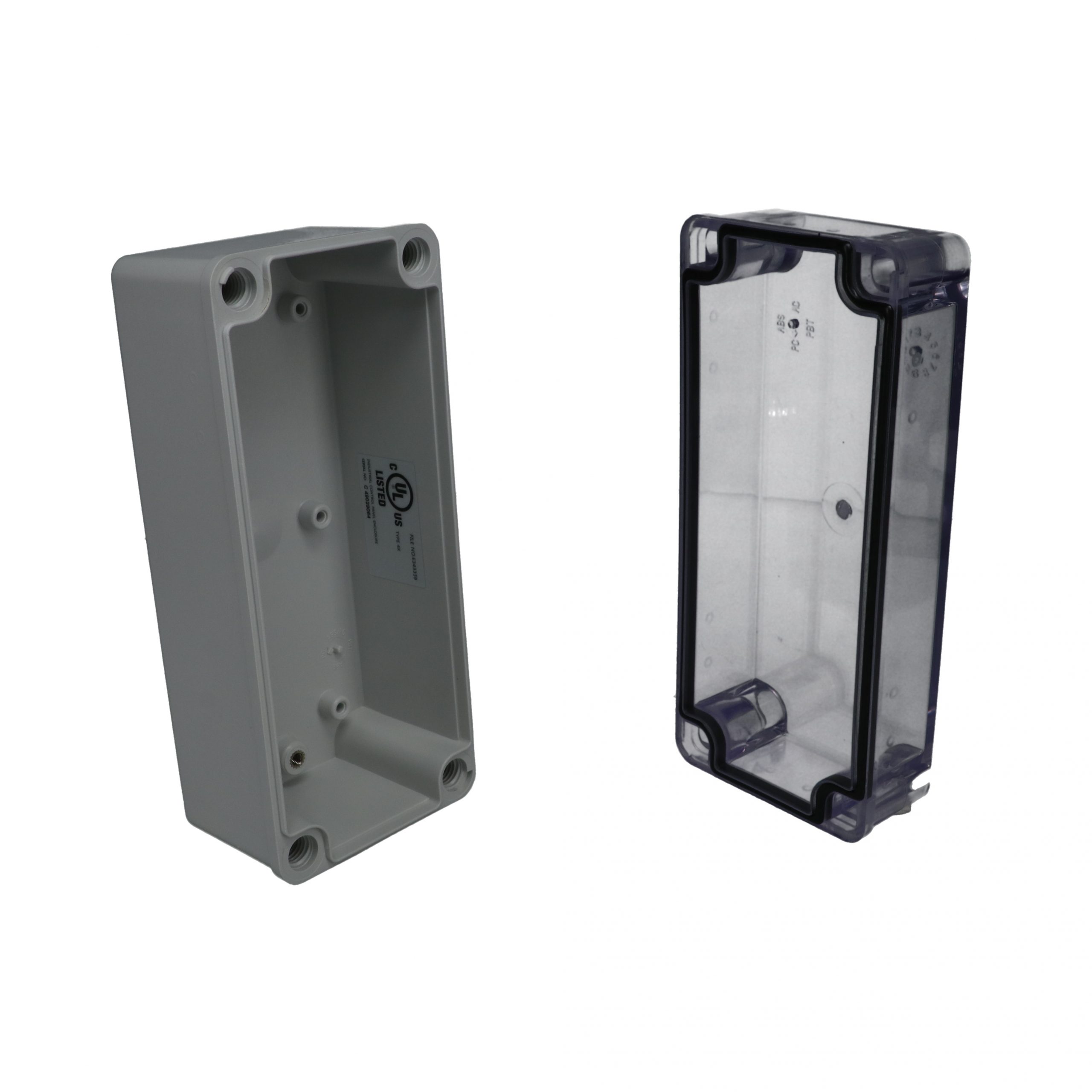 Fiberglass Box with Clear Cover PTS-25323-C - Bud Industries