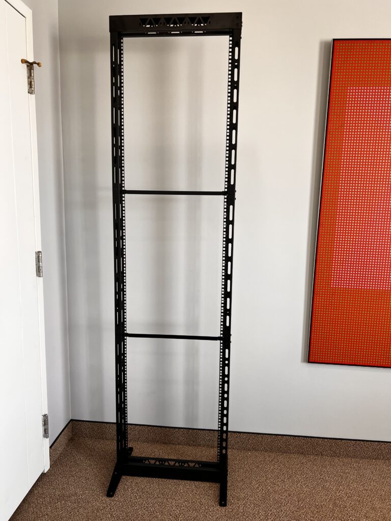 XR2-45 2-Post Knockdown 45U rack - Bud Industries