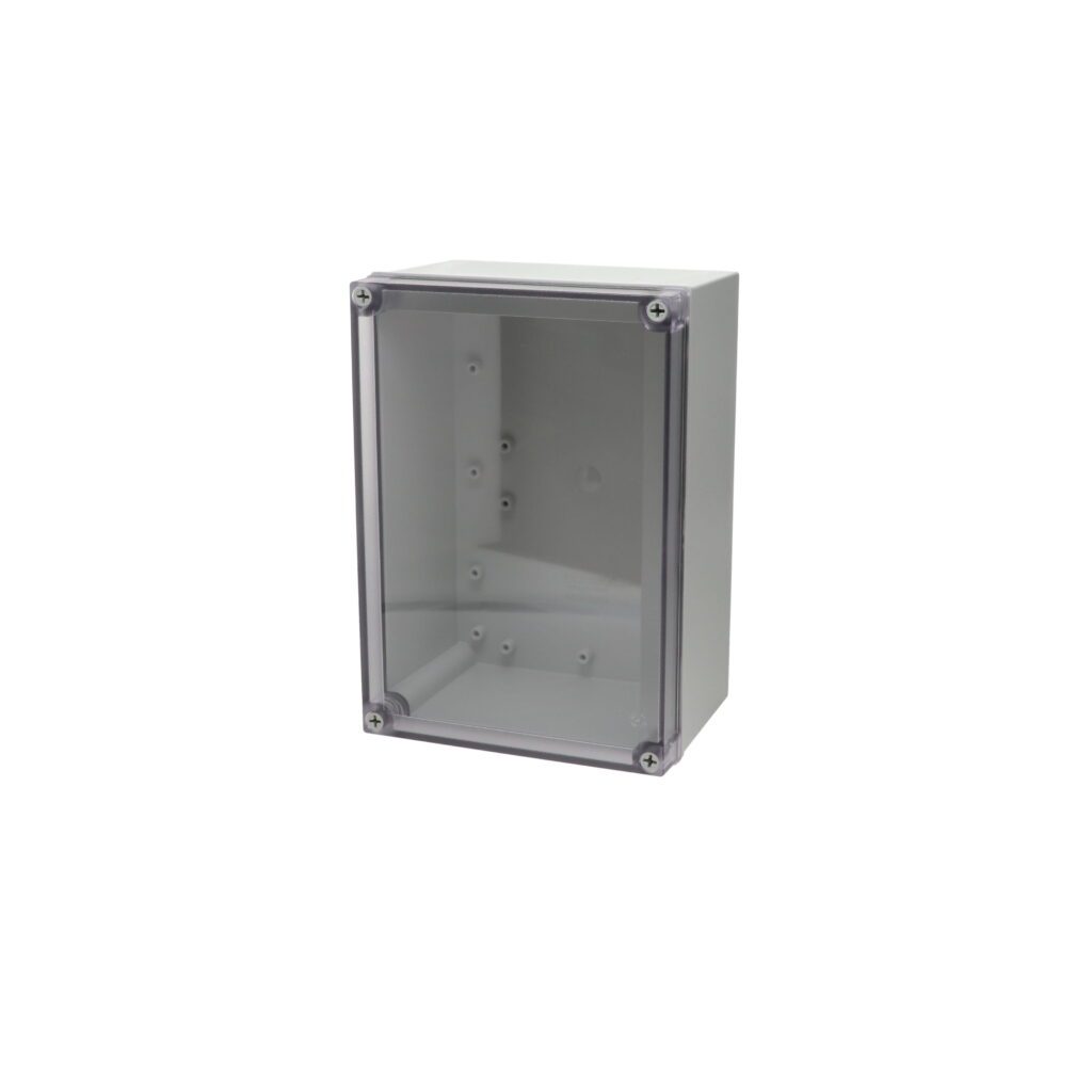 Fiberglass Box with Captive Screws and Clear Cover PIP-11777-FC - Bud ...